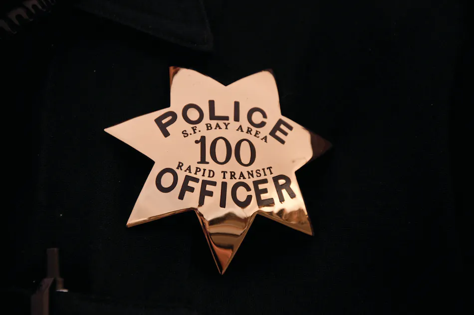BART Police Department Wearing New Officer Badges | Mass Transit