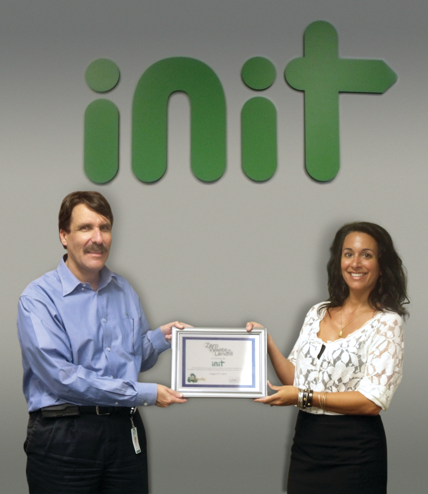 INIT Goes 100 Percent Green with Zero Waste to Landfill Certification ...
