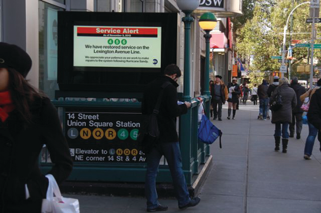 Digital Displays in Transit Venues | Mass Transit