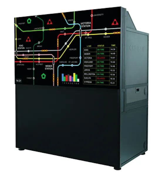 Entero HB 72-Inch WUXGA Video Wall Cube | Mass Transit