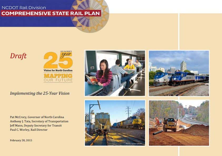 NCDOT Releases Draft Comprehensive State Rail Plan | Mass Transit