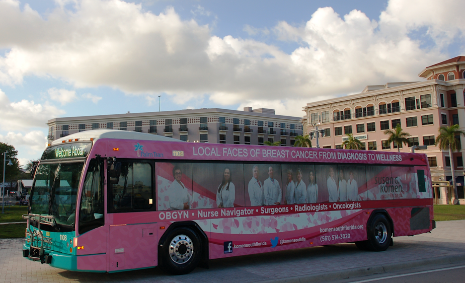 Palm Tran Unveils 2016 Pink Bus | Mass Transit