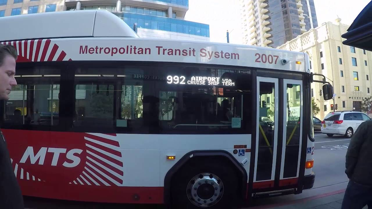Take Route 992 to the San Diego Airport | Mass Transit