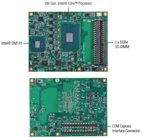 Axiomtek COM Express Basic Type 6 Module CEM500 | Mass Transit