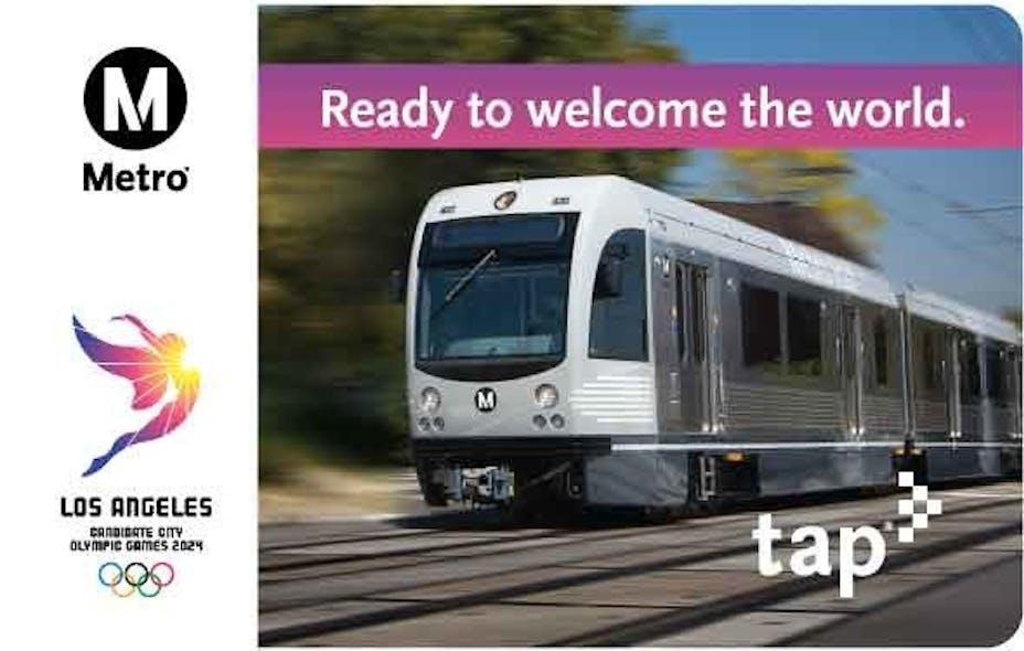 Metro Releases Souvenir TAP Cards Celebrating L.A.’s Bid for the ...