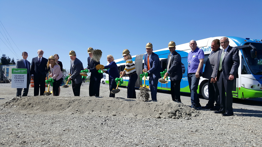 Community Transit Breaks Ground on Swift Green Line | Mass Transit