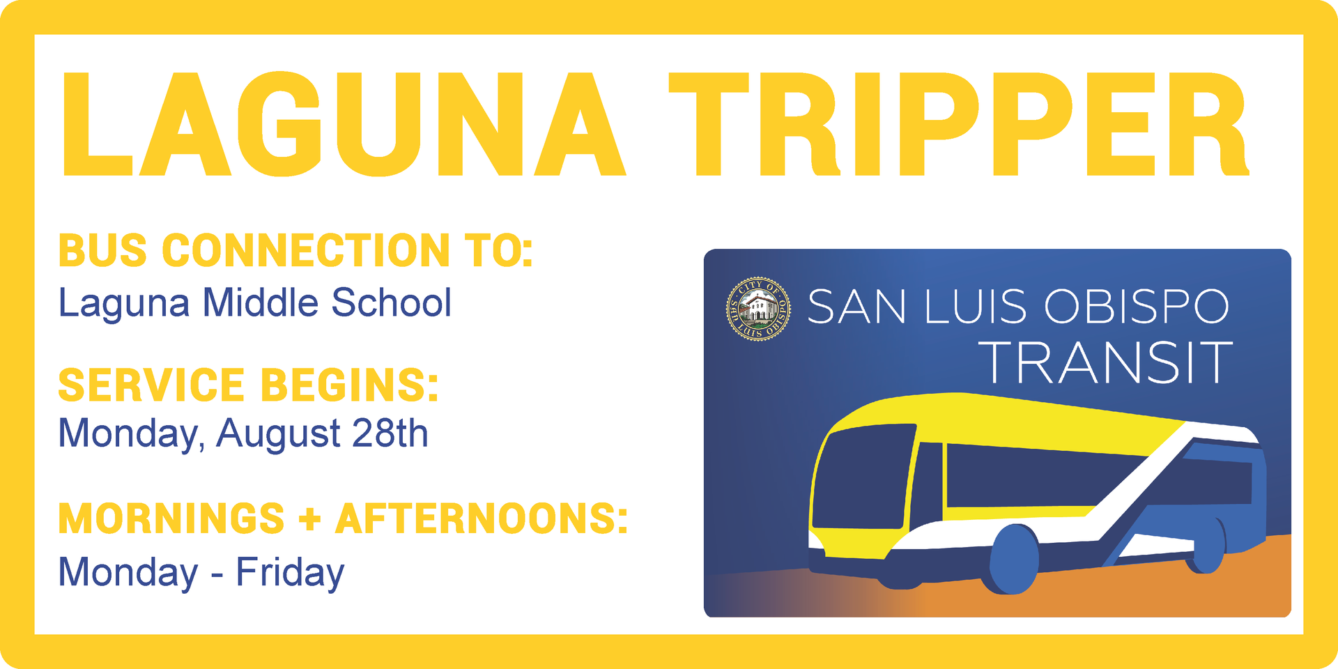 SLO Transit to Offer New Laguna Tripper Bus Service | Mass Transit