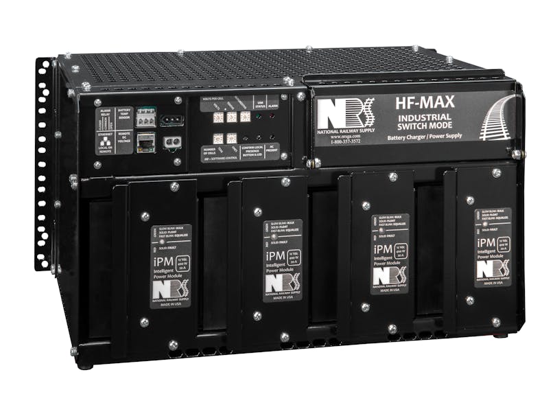 HF-Max battery charger & power supply | Mass Transit