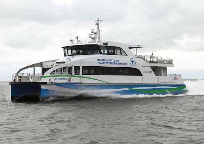 Champion Officially Joined MBTA Ferry Fleet | Mass Transit