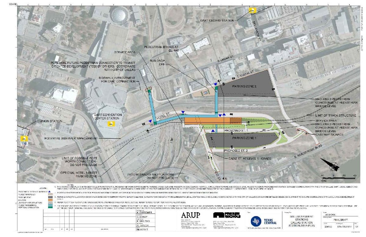 Texas High-Speed Train Unveils Passenger Station in Dallas | Mass Transit