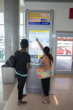 Connectpoint Interactive Touchscreen Kiosk | Mass Transit