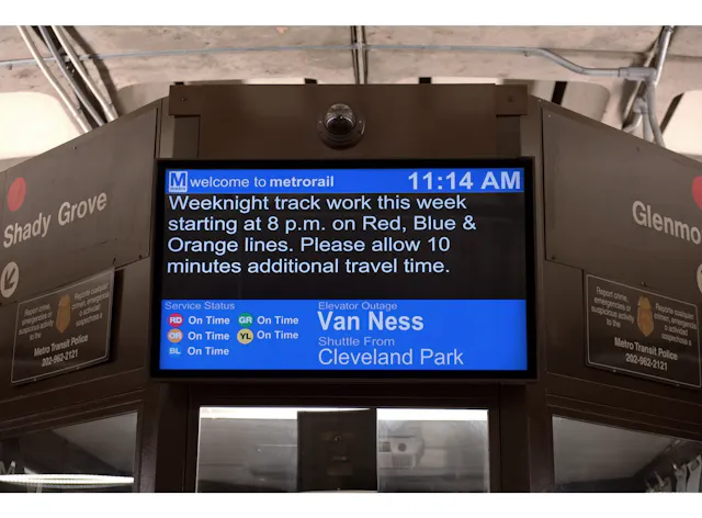 D.C. Metro Weatherproofs New Passenger Travel Alert System with ...
