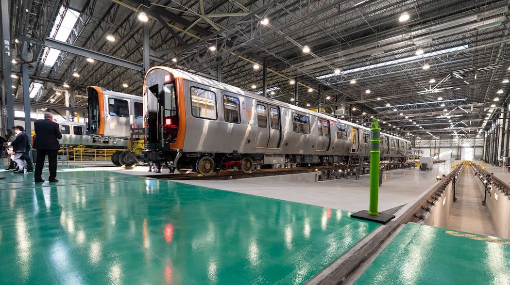 CRRC debuts new MBTA Orange Line rail cars | Mass Transit