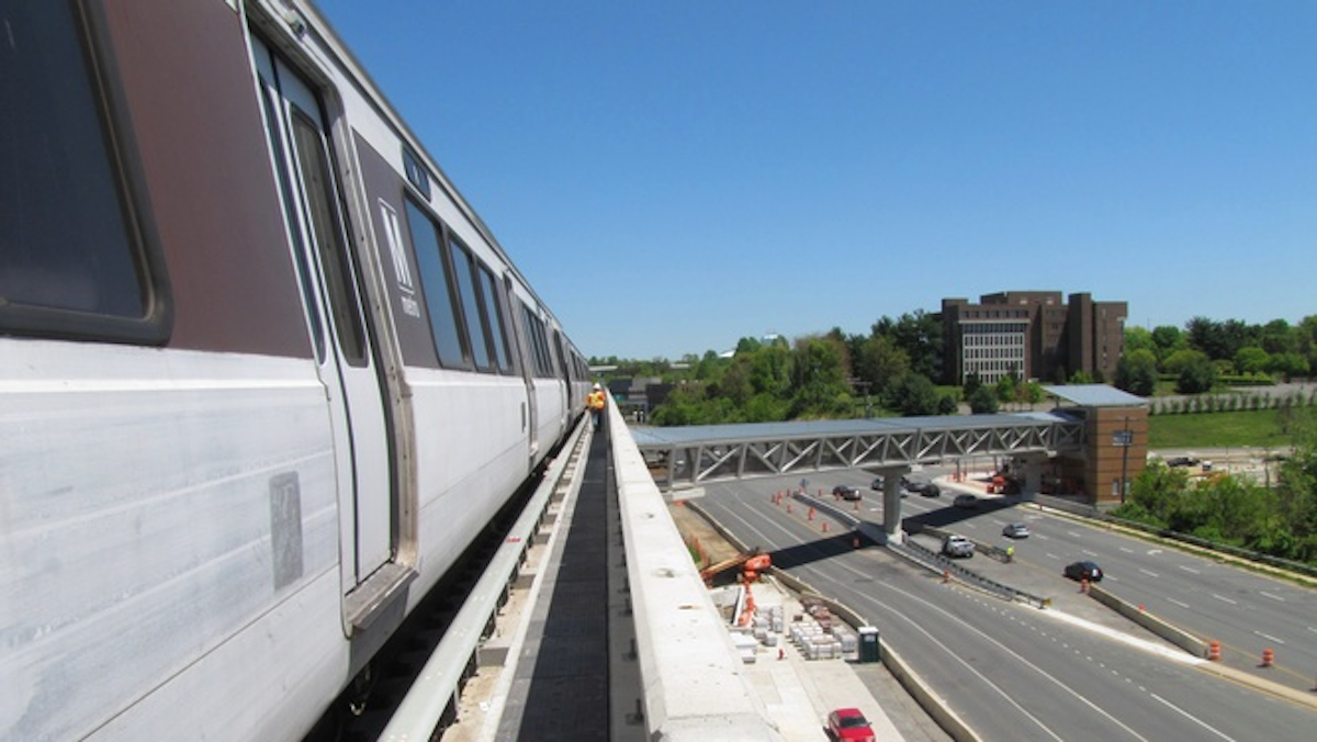 Test trains begin on Silver Line Phase 2 to Dulles | Mass Transit