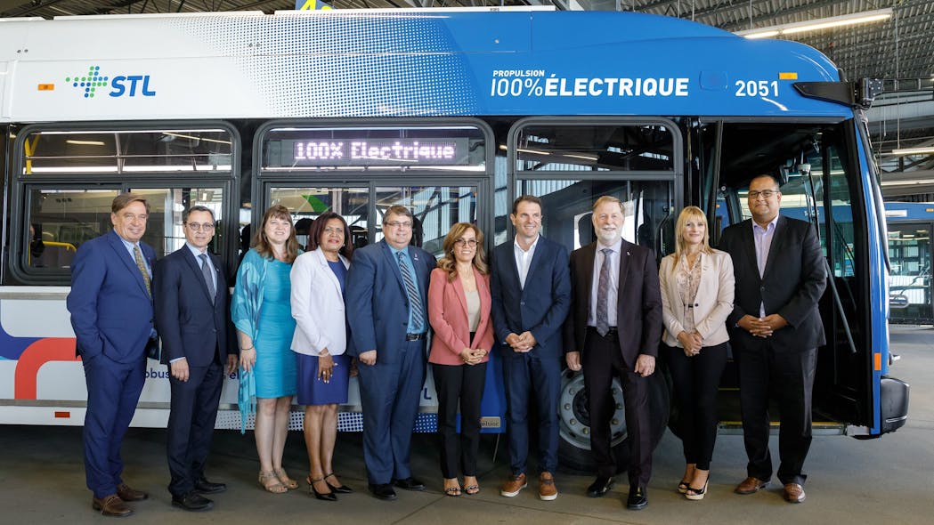 STL unveils first electric bus | Mass Transit