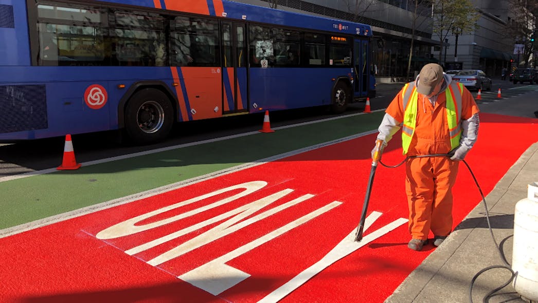 Bus lanes speed up trips on 10 TriMet lines | Mass Transit