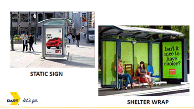 DART to pursue advertising for transit shelters | Mass Transit