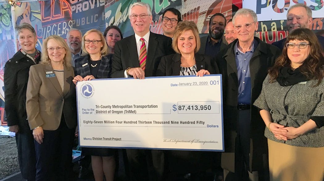 TriMet receives federal CIG grant for Division Transit Project | Mass ...