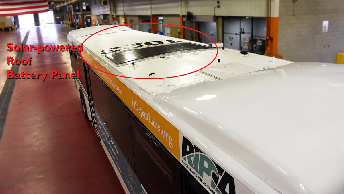RIPTA buses mounted with solar panels | Mass Transit