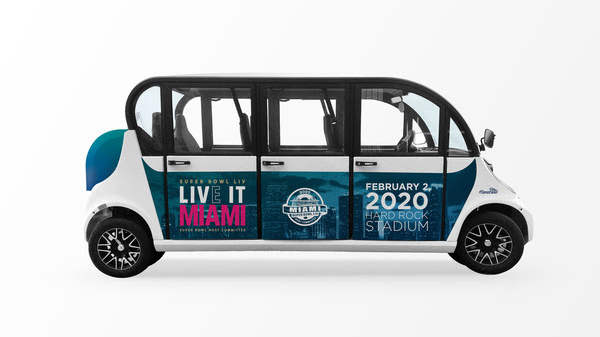 Freebee brings its "fun and free" microtransit concept to Super Bowl ...