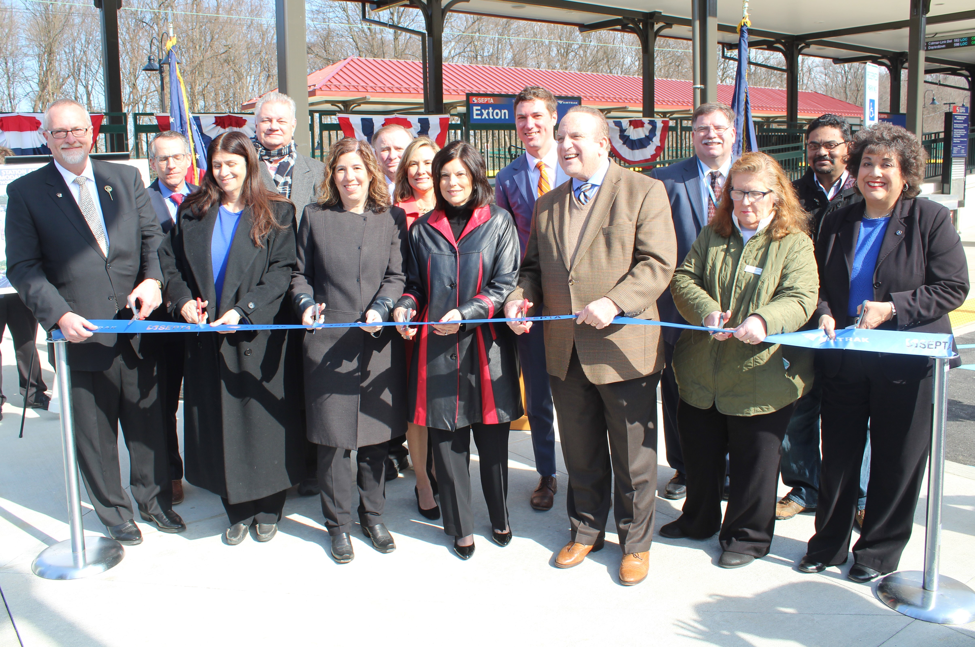 SEPTA celebrates Exton Station improvements with ribbon cutting ...