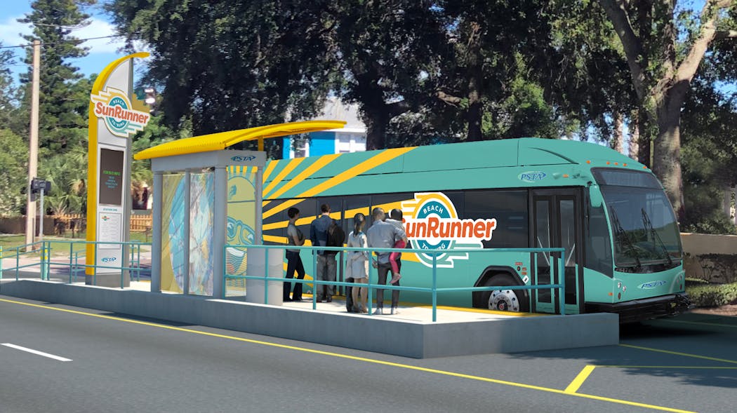 PSTA unveils branding for Tampa Bay’s first BRT: SunRunner | Mass Transit