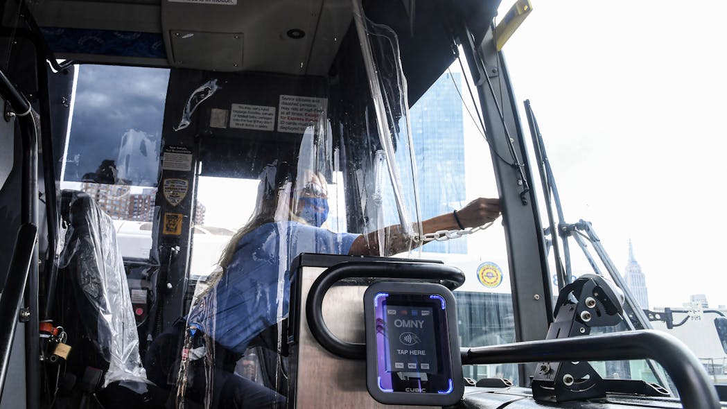NYCT to install barriers on local and express buses | Mass Transit