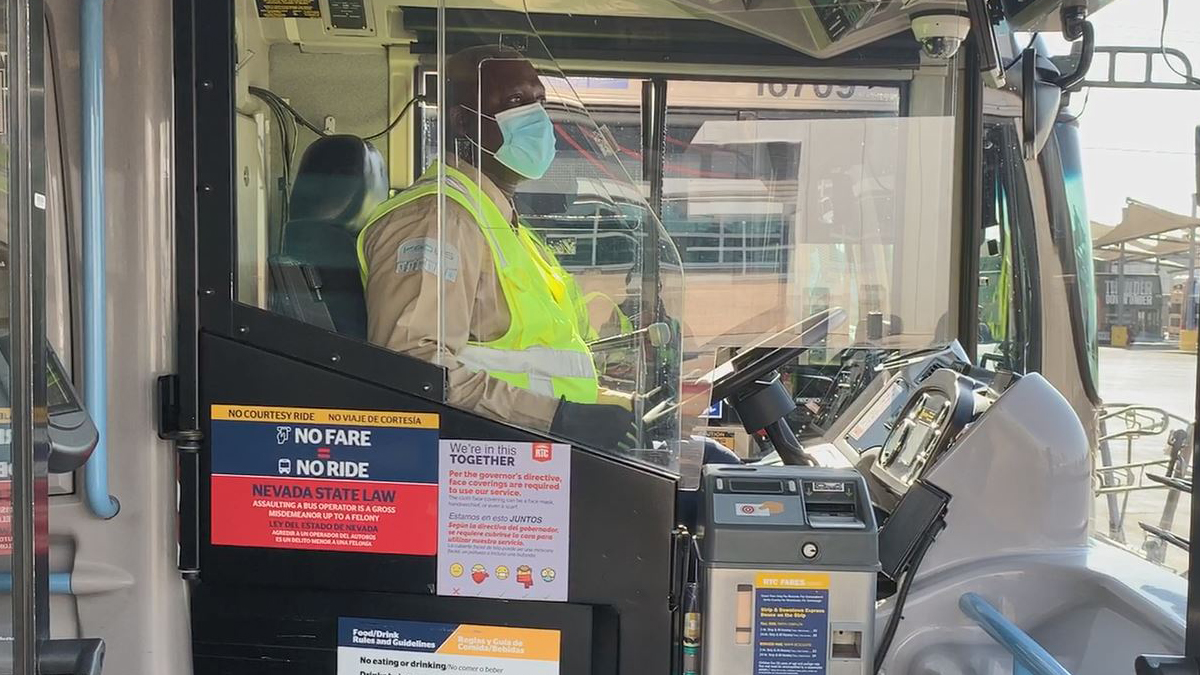 Southern Nevada RTC installs driver enclosure extensions to keep riders ...