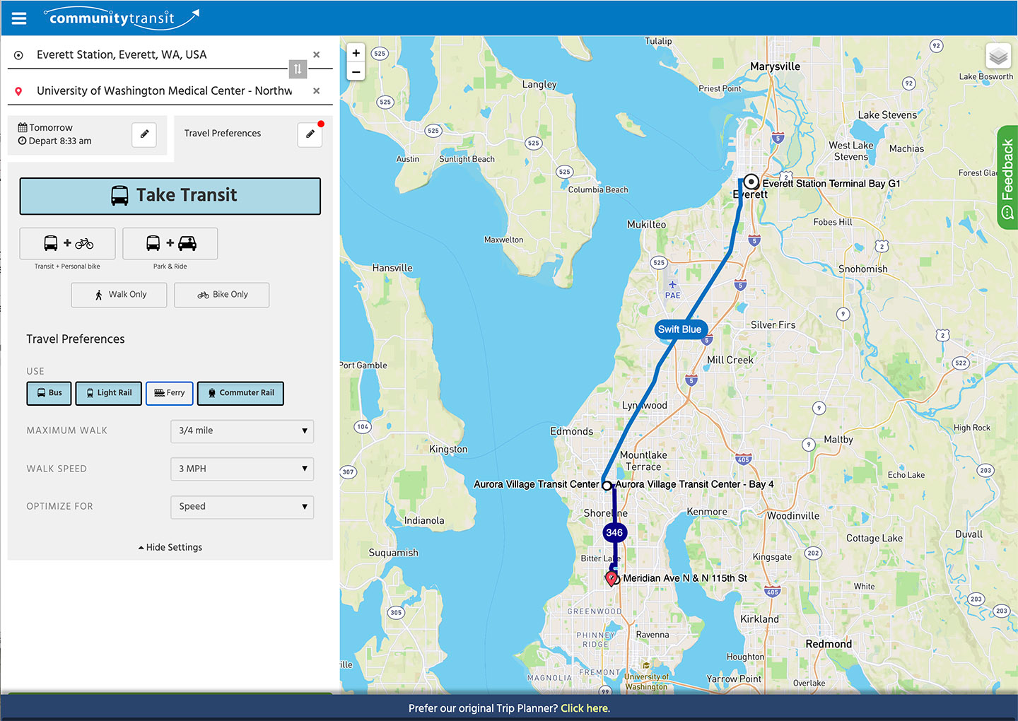 Community Transit testing new trip planning tool | Mass Transit