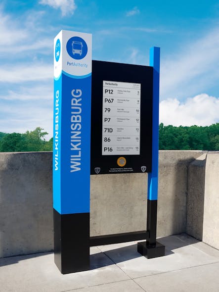 32” Digital Bus Stop – Information Display Unit | Mass Transit