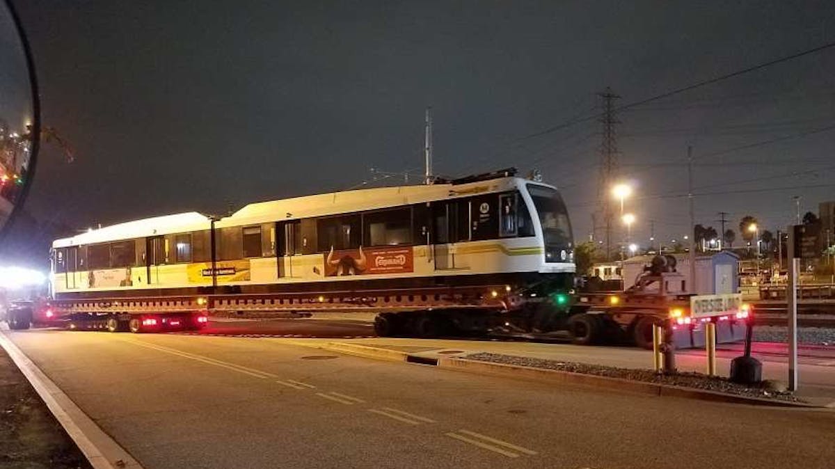 L.A. Metro receives first modernized P2000 light-rail vehicle | Mass ...