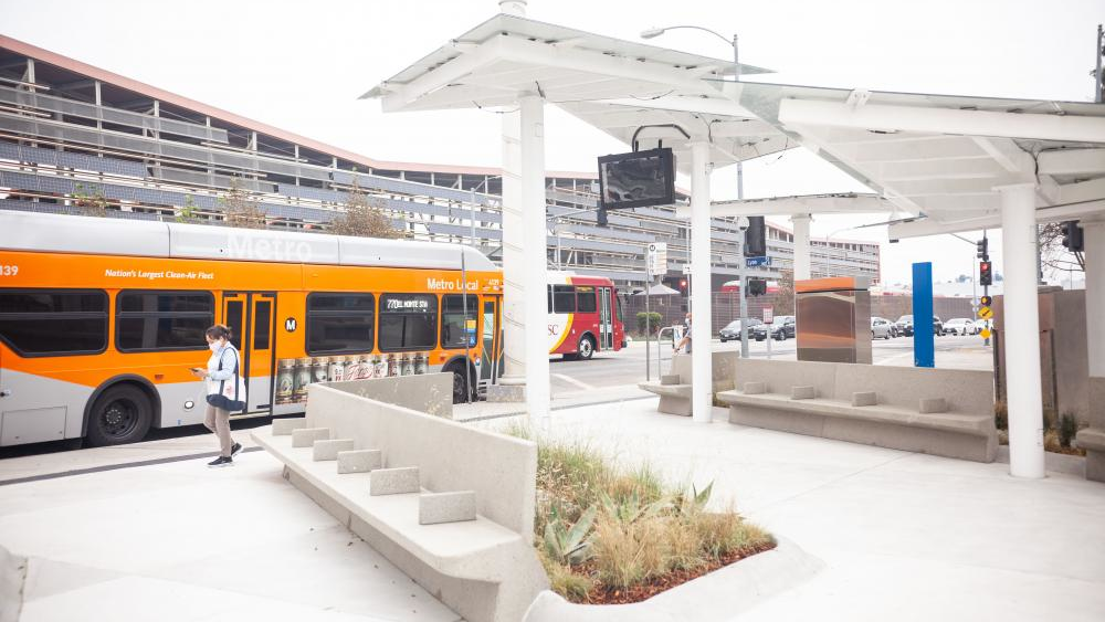 L.A. Metro opens new Cesar Chavez transit pavilion | Mass Transit