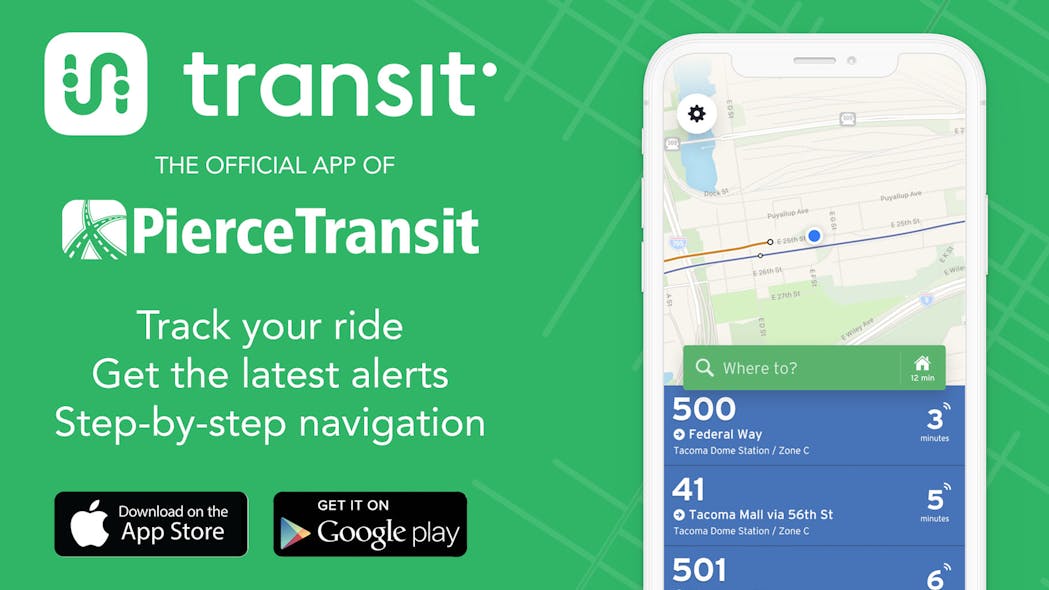 Pierce Transit partners with Transit app to provide customers with real ...