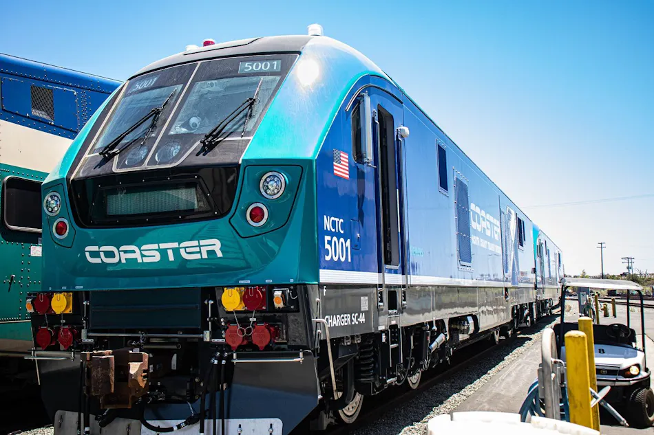 NCTD completes conversion to more sustainable COASTER locomotives ...