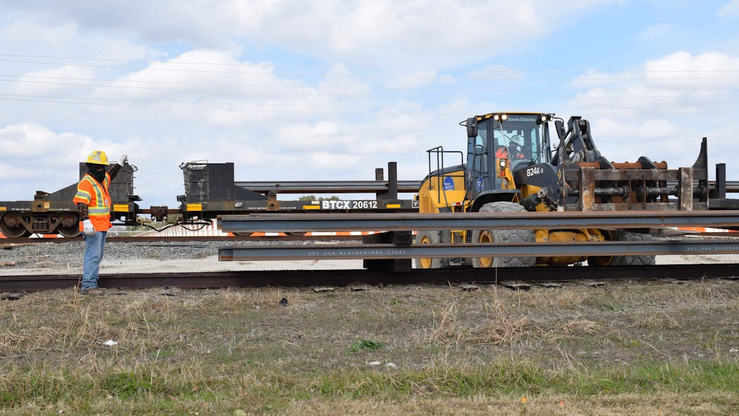 New rail delivered for DART's Silver Line in Plano | Mass Transit