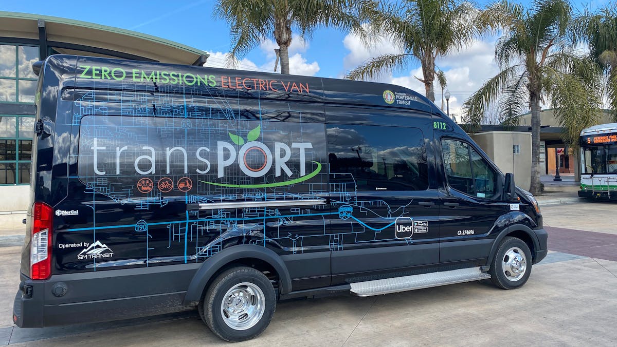City of Porterville deploys 12 electric microtransit vans from ...