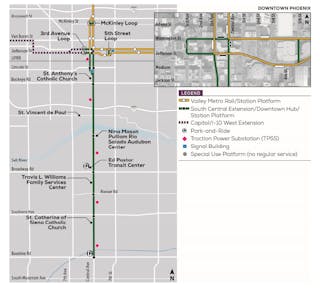 Phoenix Light Rail Expansion Map | Shelly Lighting