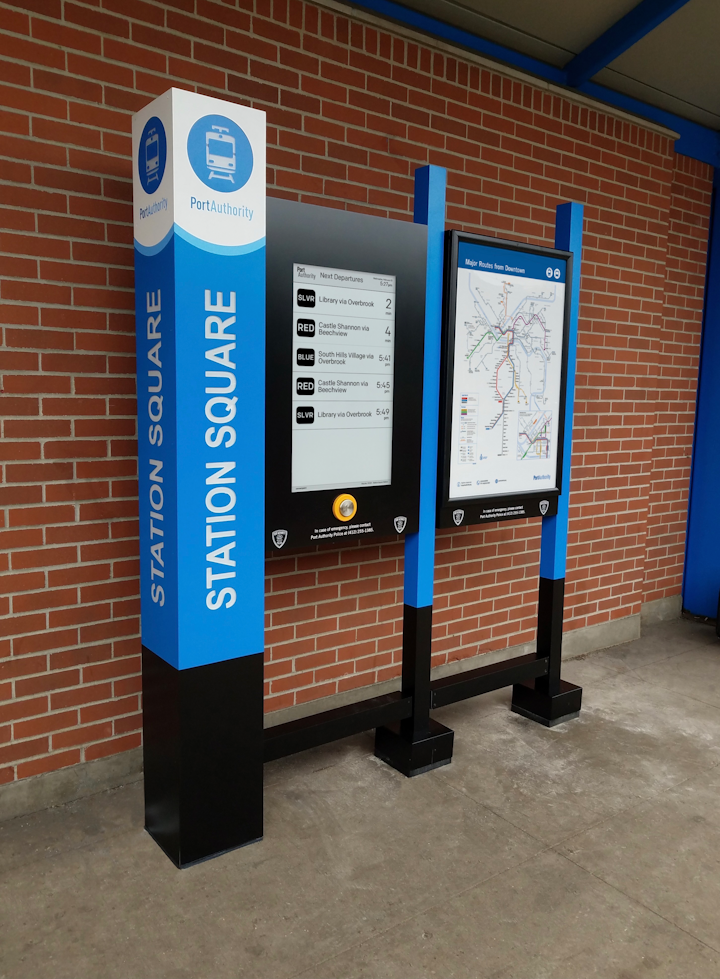 Information Display Unit From: Connectpoint®, Inc. | Mass Transit