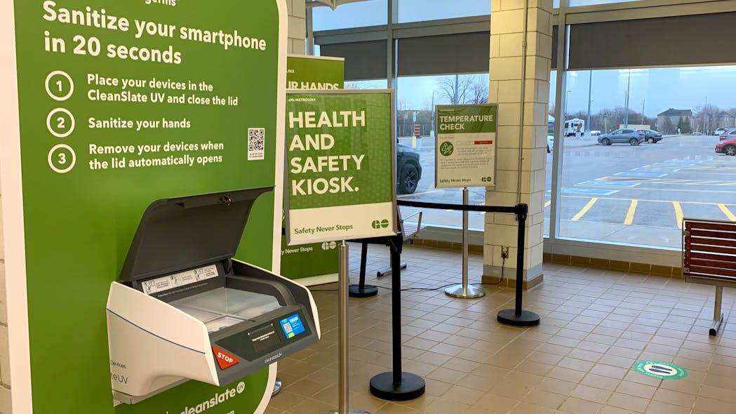 Metrolinx utilizes UV light to help customers kill germs | Mass Transit