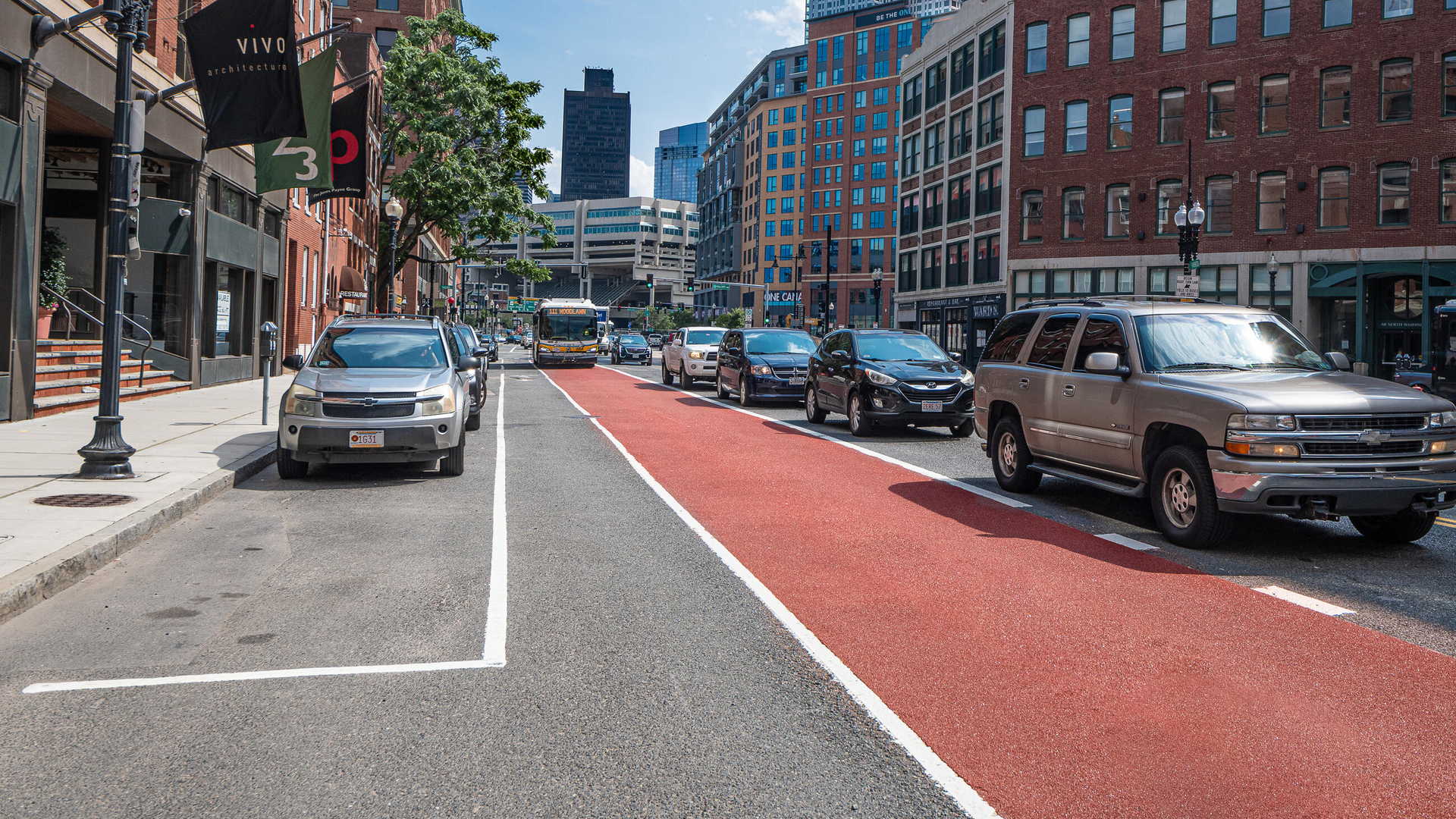 MassDOT, MBTA, city of Boston announce completion of new outbound bus ...