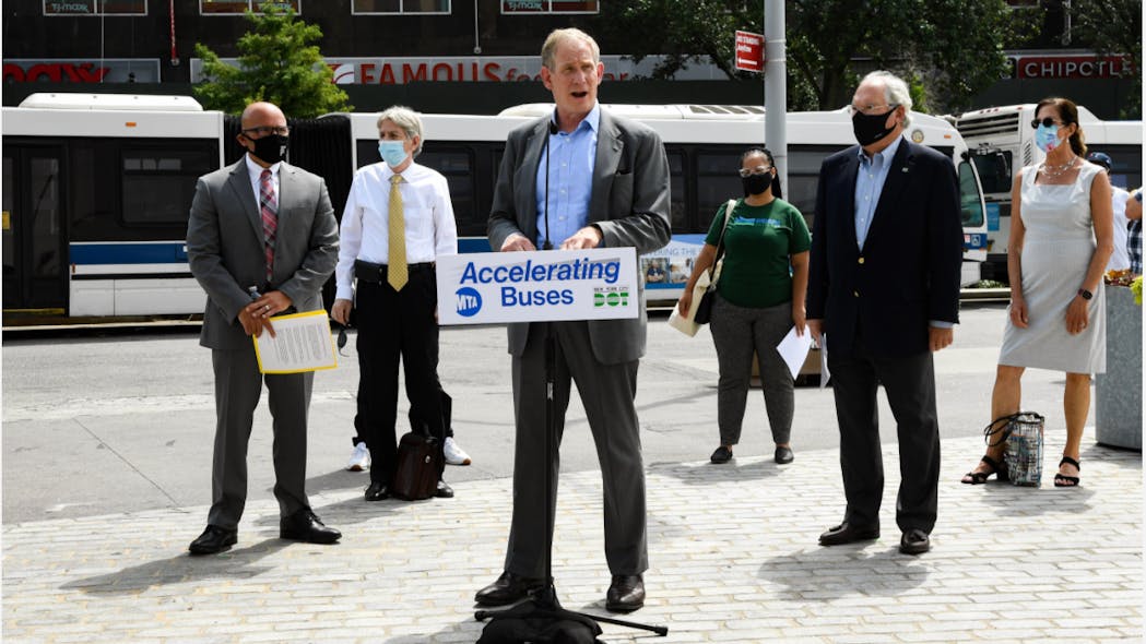 MTA, NYCDOT announce plan to improve bus service | Mass Transit