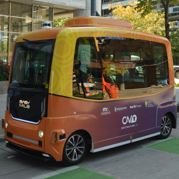 First Transit operates Med City Mover connected autonomous vehicle ...