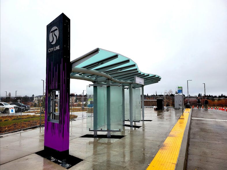 Spokane Transit Authority installs prototype BRT shelter | Mass Transit