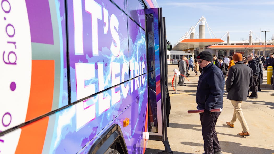 Akron Metro RTA introduces first two electric buses | Mass Transit