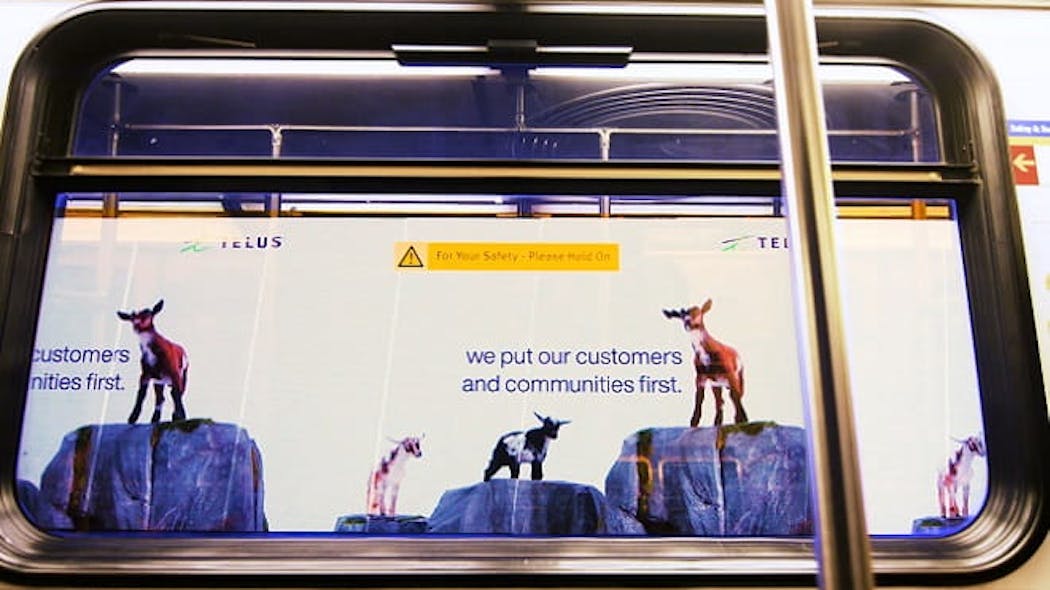 Full-motion videos launch inside TransLink’s SkyTrain tunnel | Mass Transit