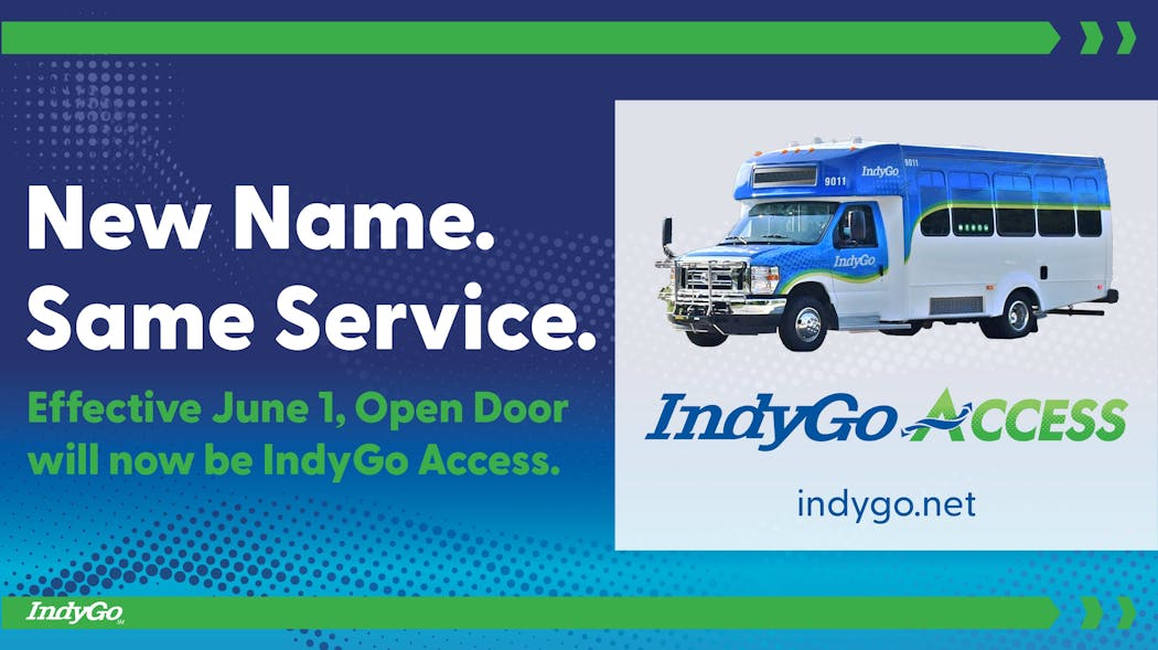 IndyGo changes name of paratransit services from Open Door to IndyGo ...