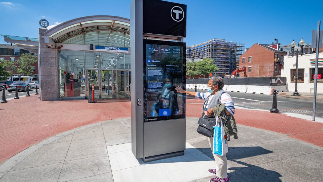 MBTA to install digital information kiosks and bus shelters with real ...