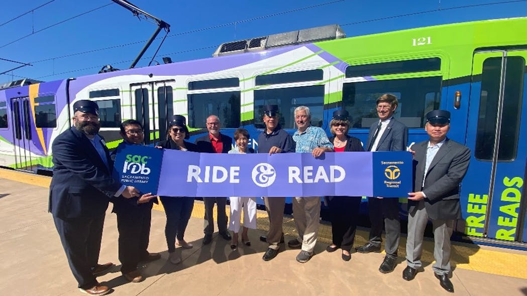 SacRT introduces new rolling library train | Mass Transit