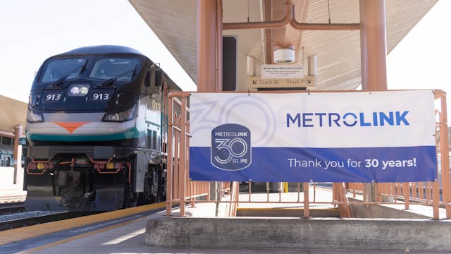 Metrolink marks 30th anniversary of serving Southern California | Mass ...