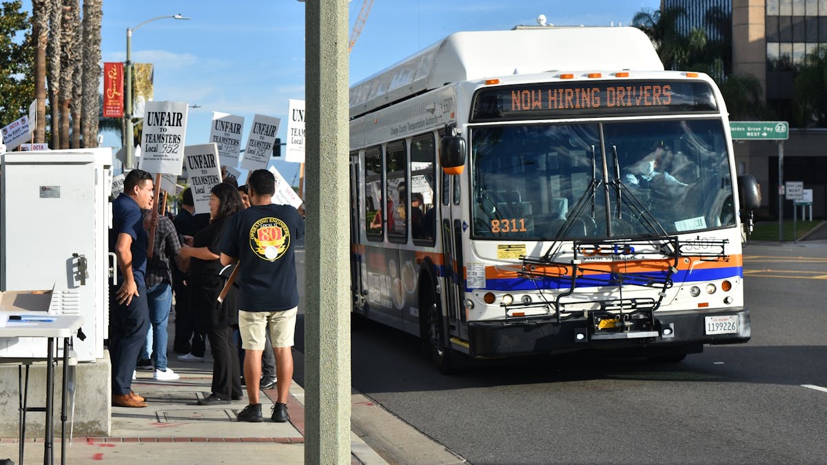 OCTA maintenance workers strike halts bus service | Mass Transit